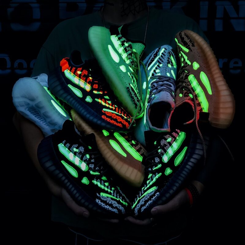 Fluorescent Design Air Mesh TPU Sole Casual Shoes CLC6607 - Clarco