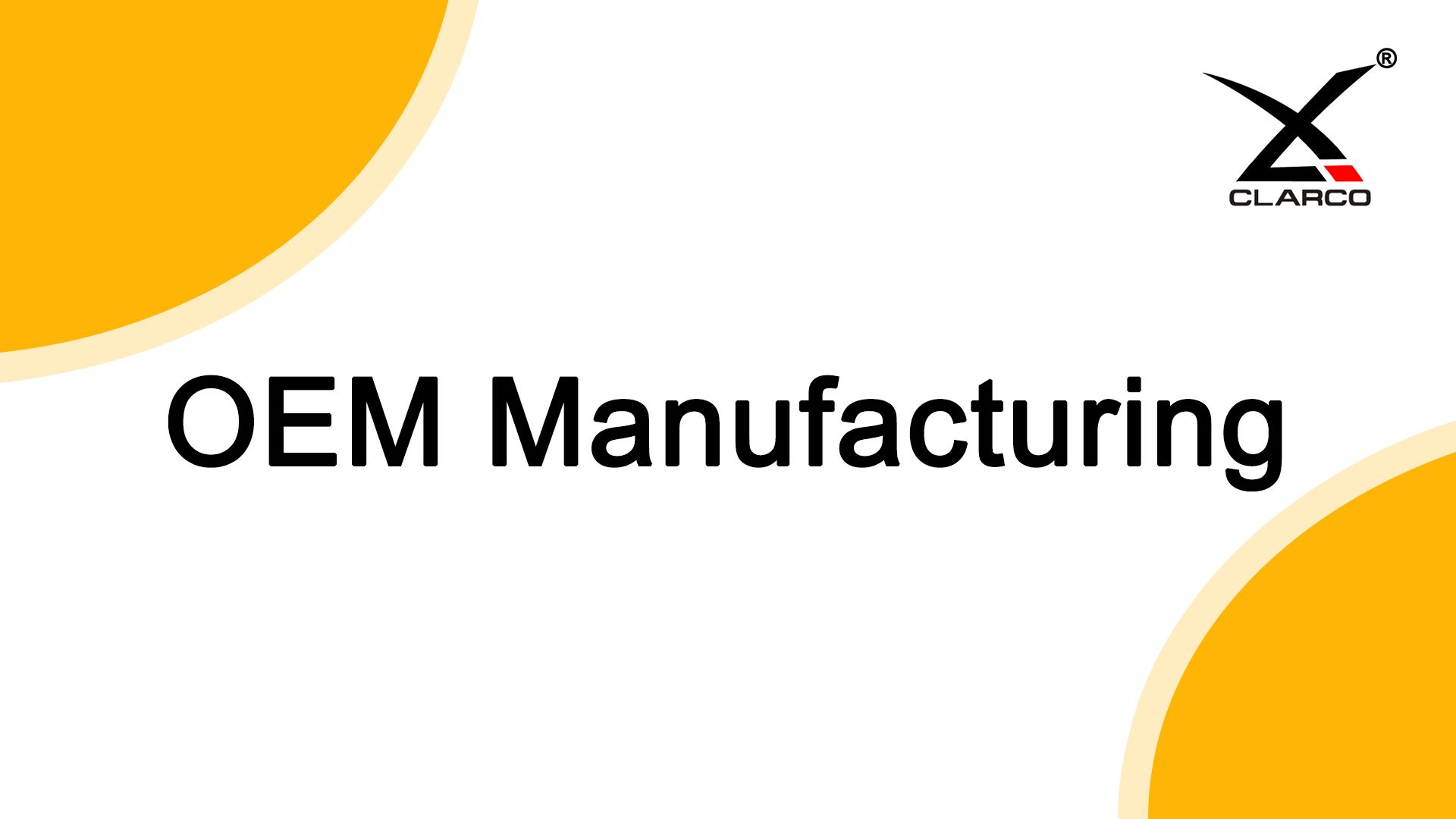 OEM Manufacturing - Clarco