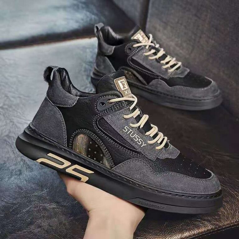 OEM/ODM Classic Leather Lace Design Casual Walking Shoes CLS6612-1 - Clarco