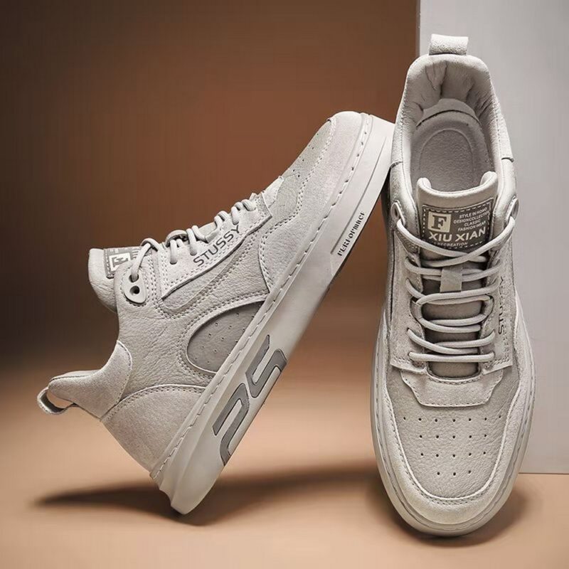 OEM/ODM Classic Leather Lace Design Casual Walking Shoes CLS6612-1 - Clarco